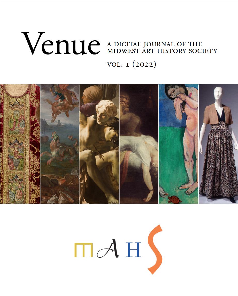 Inaugural issue of VENUE: Journal of the Midwest Art History Society ...